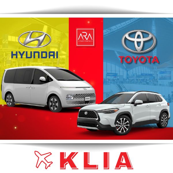 Laman Kereta Sewa KLIA 1 & KLIA 2 | ARA Car Rental